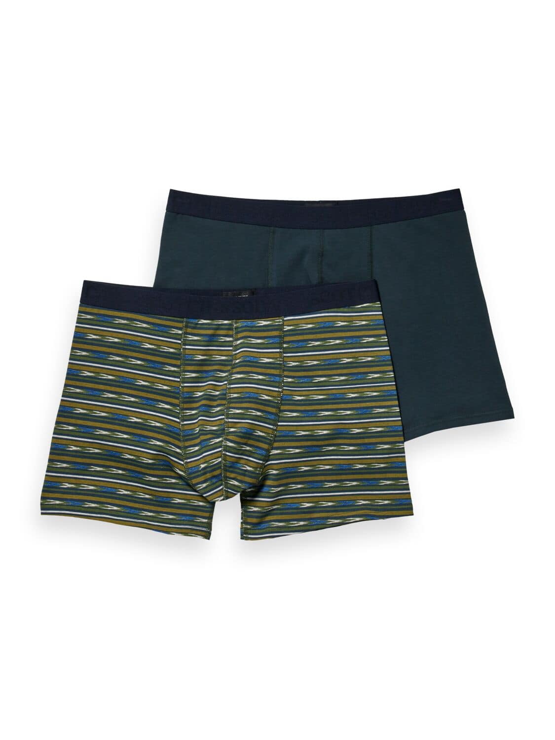 Scotch And Soda 169432 2 Pack Classic Stretch Jersey Boxer Shorts