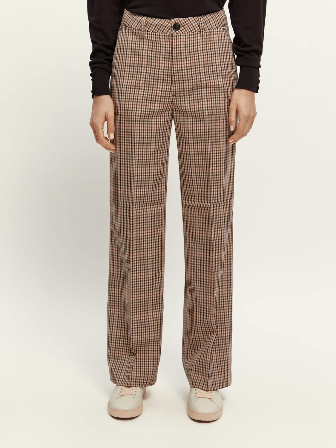 Scotch & Soda 172064 : Edie high-rise wide leg trousers | Junction Malta